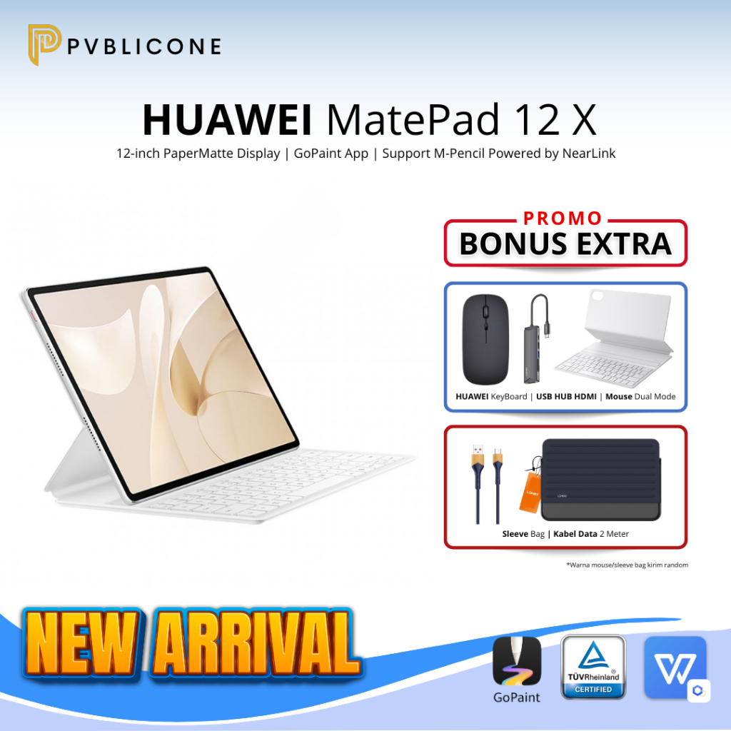 Jual HUAWEI MatePad 12X Tablet | PC-level WPS Office | PaperMatte ...