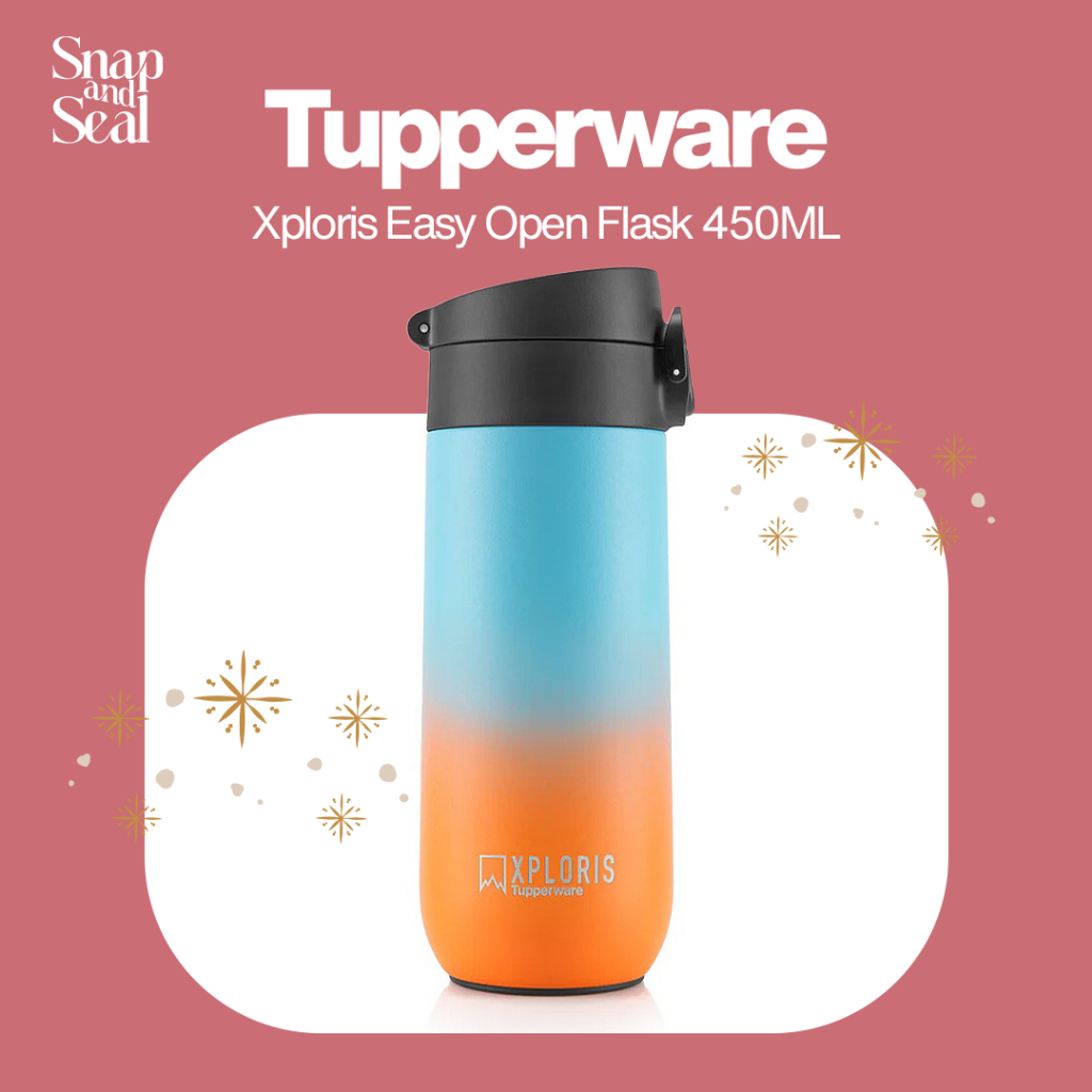 Jual Tumblr Tupperware Xploris Easy Open Flask 450ML | Shopee Indonesia