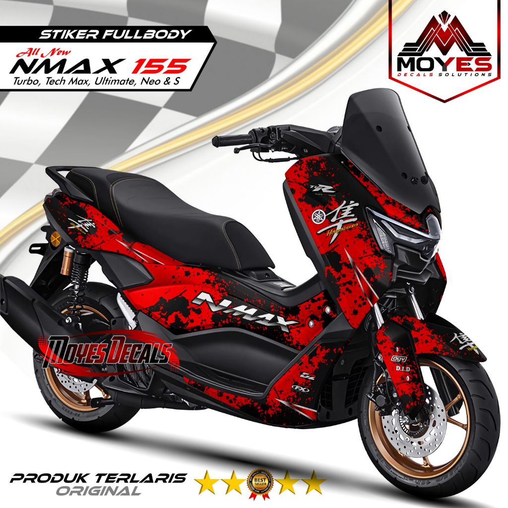 Jual (COD) Decal Stiker Yamaha NMAX TURBO - Sticker NMAX NEO S Tahun ...