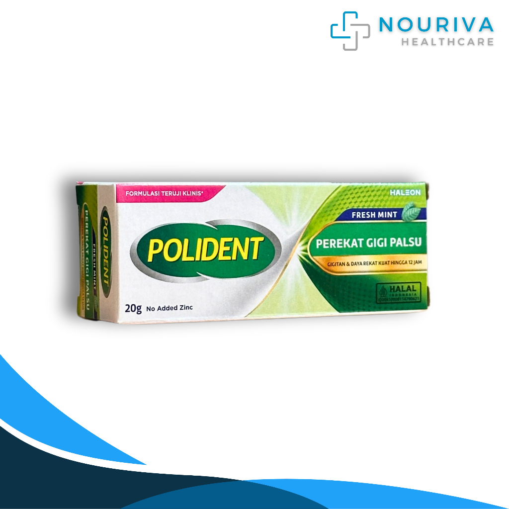 Jual Polident 20gr Denture Adhesive Cream - Perekat Gigi Tiruan ...