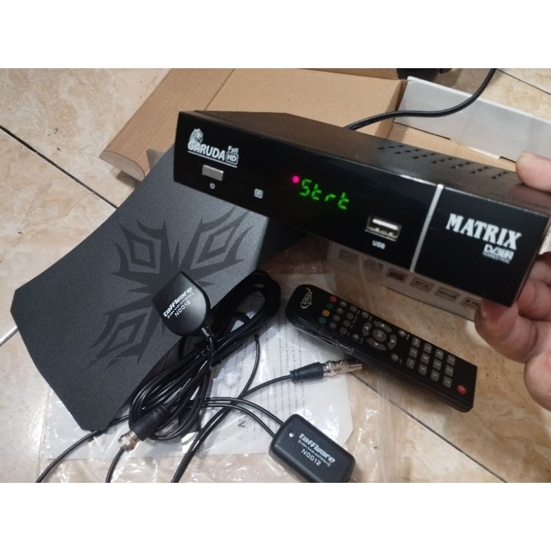 Jual STB DVB-T2 MATRIX Digital + ANTENA TAFFWARE (Baca Deskripsi ...