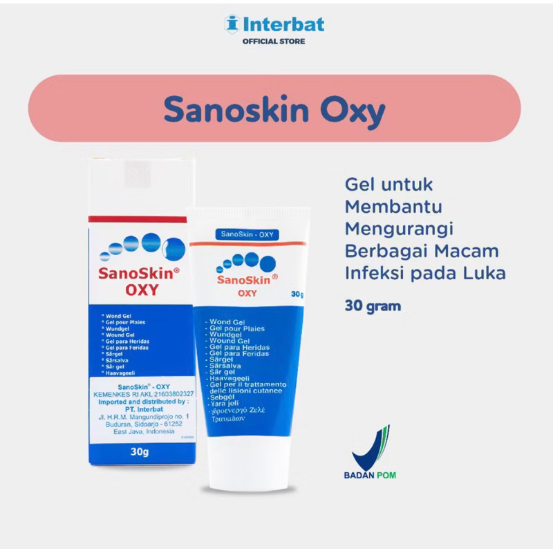 Jual Sanoskin Oxy 30 gr - Gel untuk membantu mengurangi berbagai macam ...