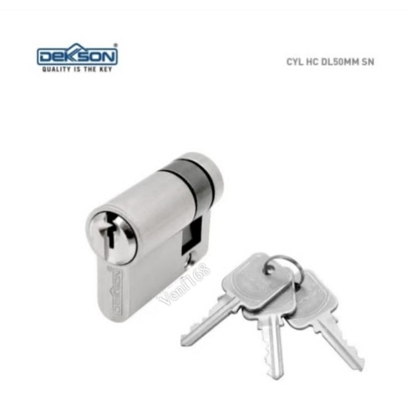 Jual Half Cylinder Bathroom Key Dekkson CYL HC DL50MM, DL40MM SN ...