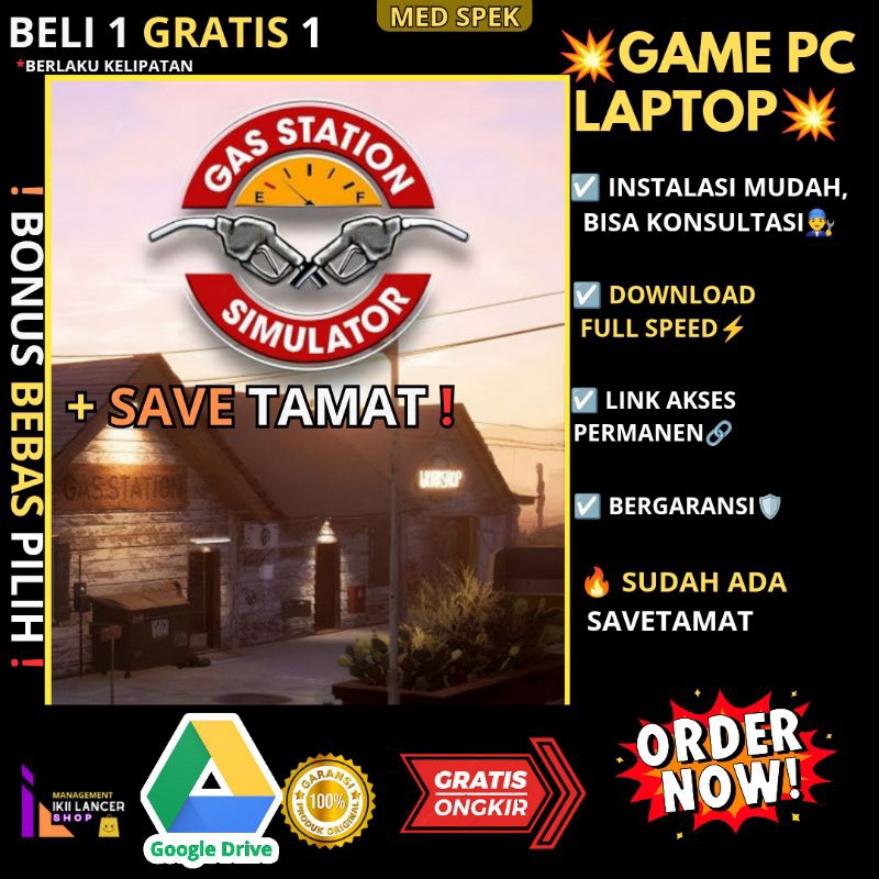 Jual Gas Station Simulator - PC LAPTOP GAMES - CARA INSTALL MUDAH ...