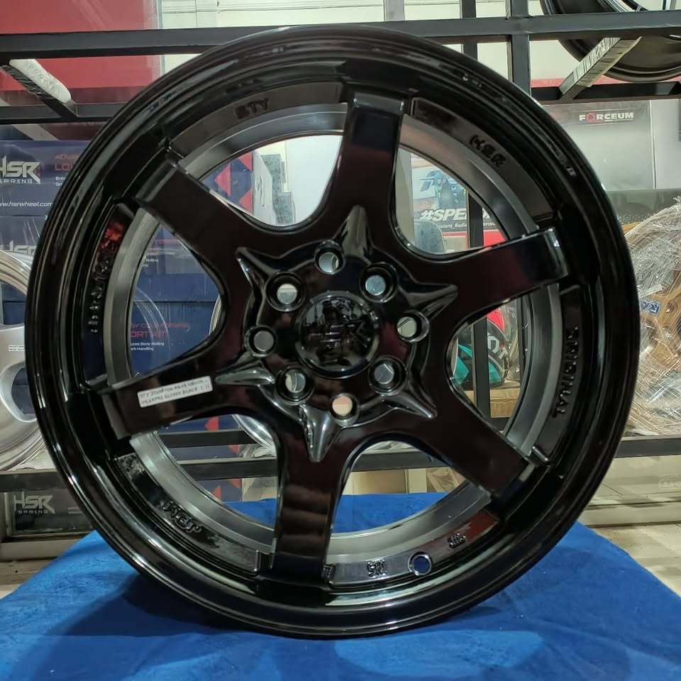 Jual VELG MOBIL RACING MODEL PALANG RING 15 WARNA BLACK GLOSSY COCOK BUAT MOBIL AVANZA XENIA ...
