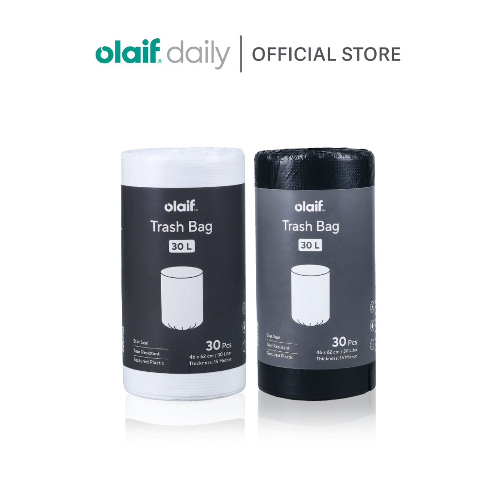 Jual Olaif Daily Trash Bag (30L / 80L / 150L) - Kantong / Kresek / Plastik Sampah Roll | Shopee ...