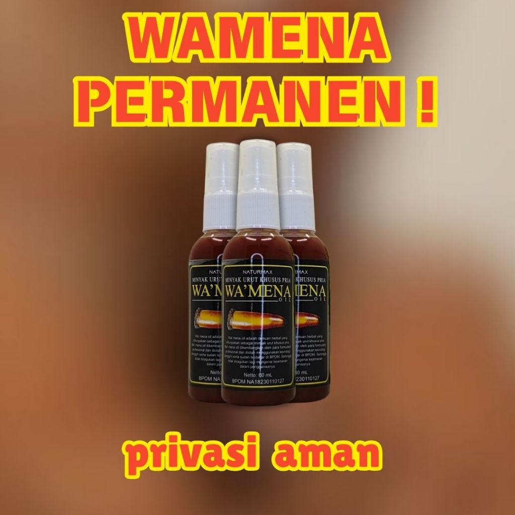 Jual WA'MENA PEMBESARPENIS 100% AMPUH MINYAK OLES PRIA ORIGINAL_KUAT TAHAN LAMA BPOM | Shopee ...