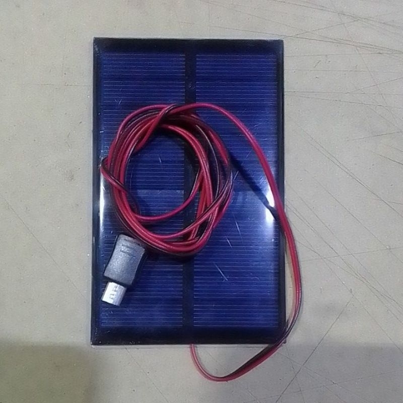Jual Panel Surya dengan Kabel Output Micro USB Male / USB Female ...