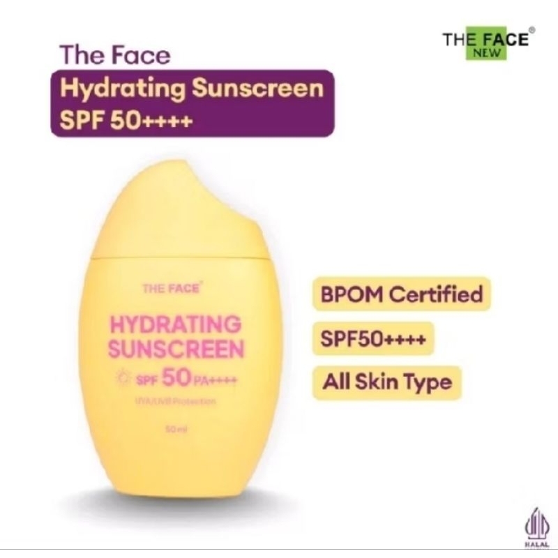 Jual The Face Hydrating Sunscreen Spf 50 Pa +++ | Shopee Indonesia