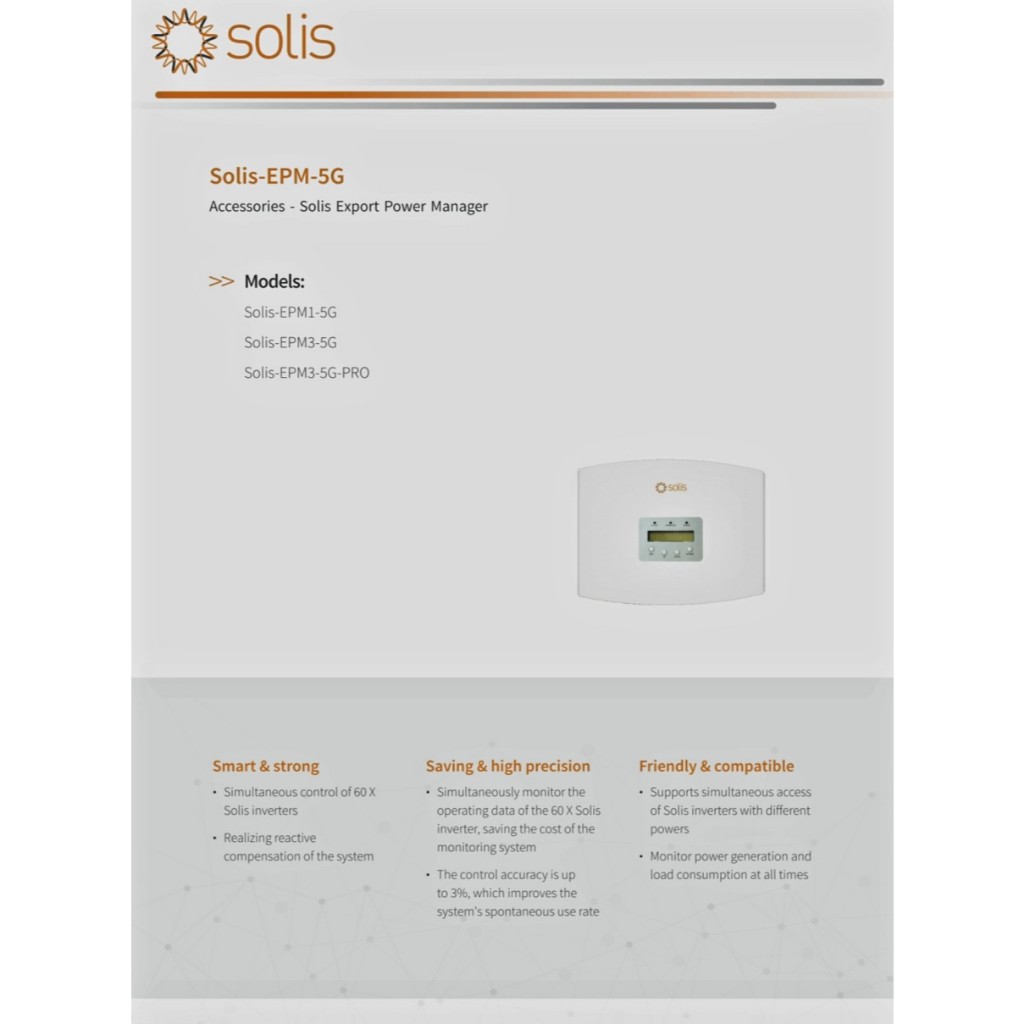 Jual Solis EPM-3 5G Plus Export Power Manager | Shopee Indonesia