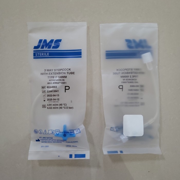 Jual 3 Way Stopcock JMS Plus Selang Three Way JMS Plus Buntut / With ...