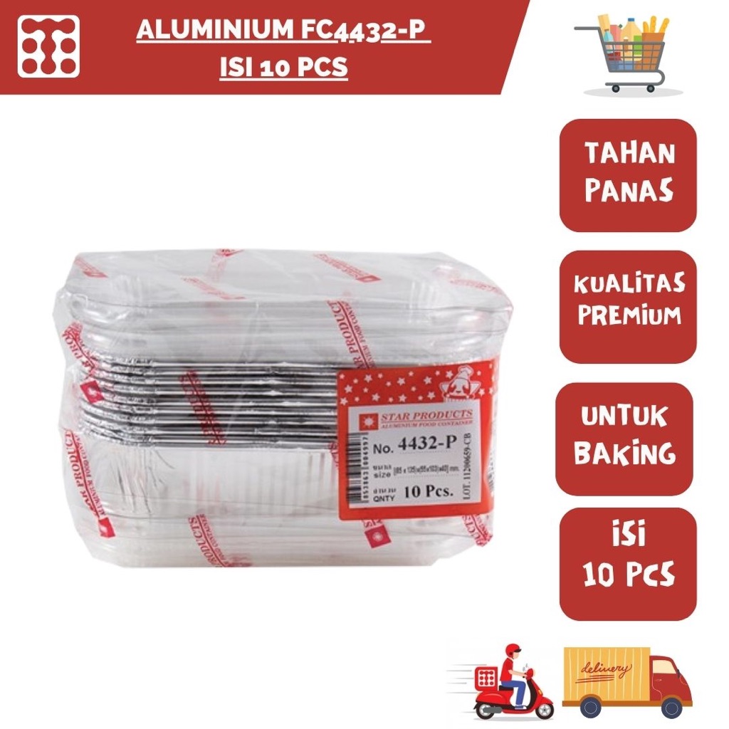 Jual ALUMINIUM FOIL CUP FC4432-P ISI 10 PCS FC 4432 | Shopee Indonesia