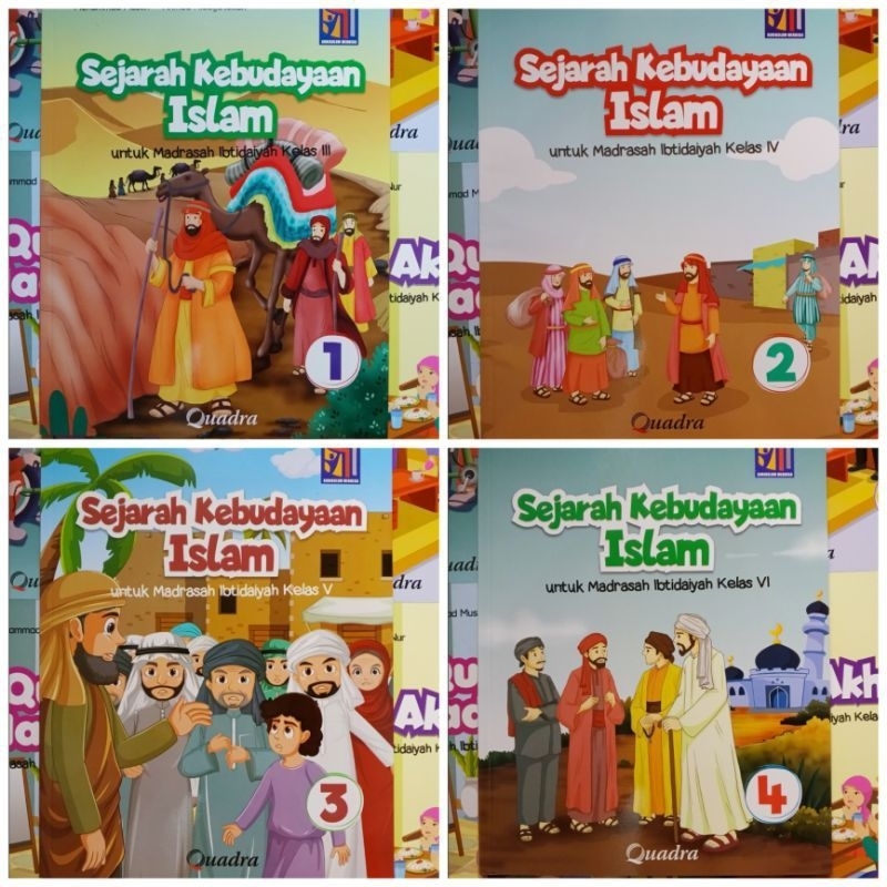 Jual Buku Quadra Sejarah Kebudayaan Islam SD Kelas 1-6 Kurikulum Merdeka | Shopee Indonesia