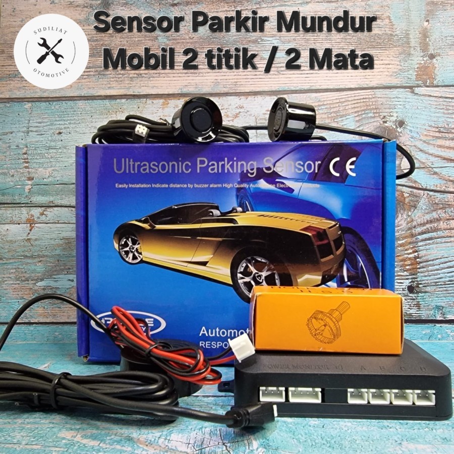 Jual SENSOR PARKIR MUNDUR MOBIL 2 TITIK / 2 MATA - UNIVERSAL | Shopee ...