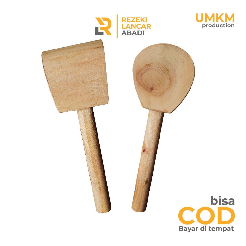 Jual PALU KAYU / GANDEN KAYU / PEMUKUL KAYU JUMBO DARI KAYU SAWO ULET ...