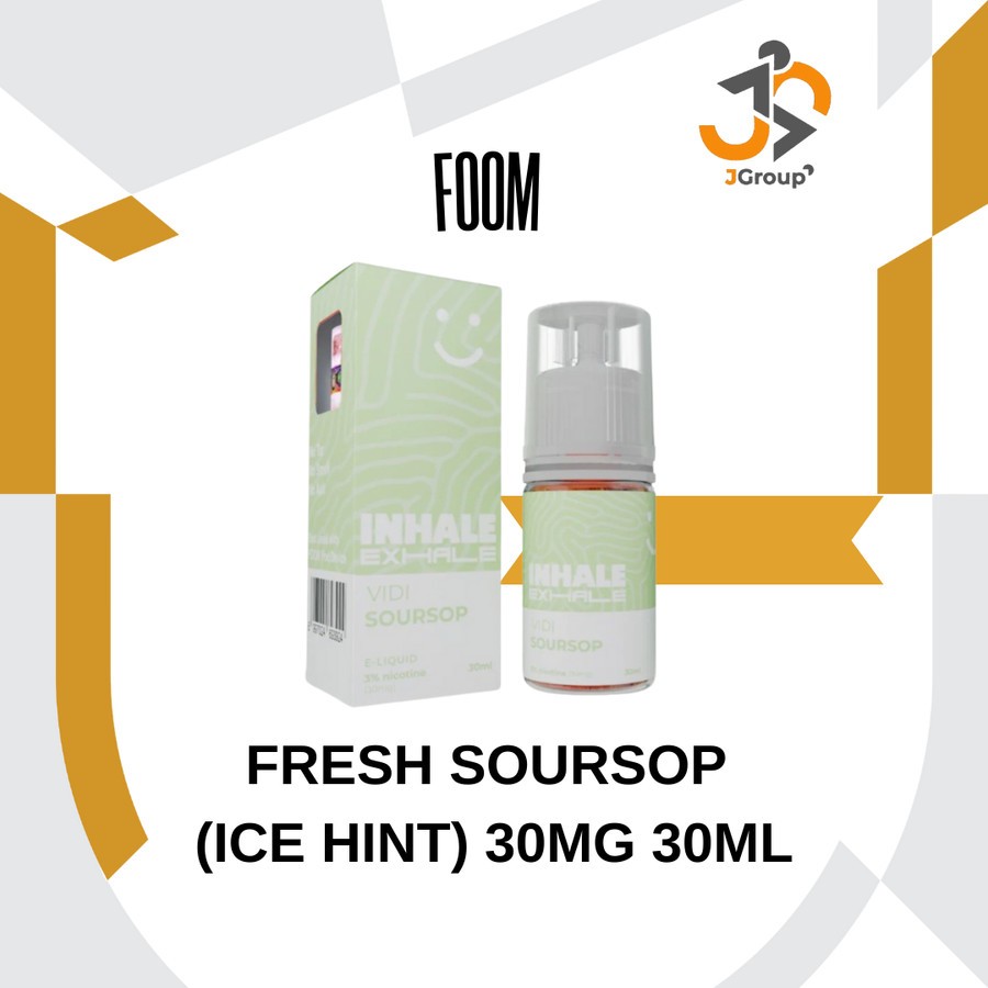 Jual FOOM VIDI SOURSOP | FOOM INHALE EXHALE SALT NIC 30ML BY FOOM X ...