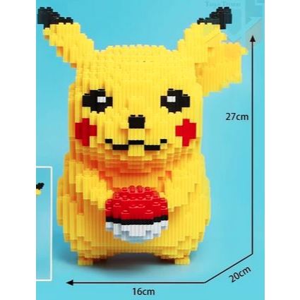 Jual NANO BLOCKS POKEMON PIKACHU 3D MODEL - BLOK SUSUN - DEKORASI DIY ...