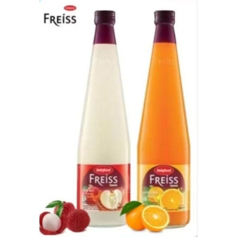 Jual INDOFOOD FREISS SQUASH JERUK DAN LECI 500ML | Shopee Indonesia