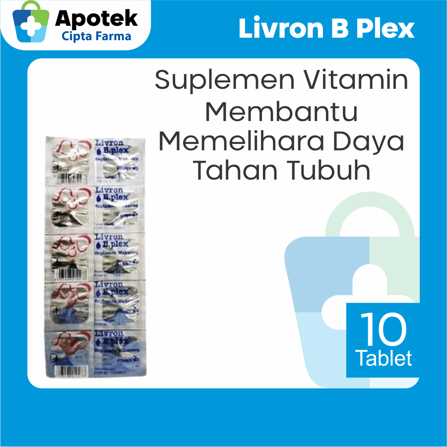 Jual Livron B Plex Multivitamin Vitamin B Kompleks Vitamin B Complex ...