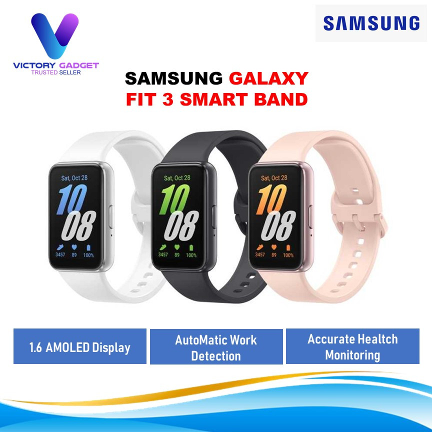 Jual SAMSUNG Galaxy Fit 3 Smart Band Galaxy Fit 3 Smartwatch | Shopee ...