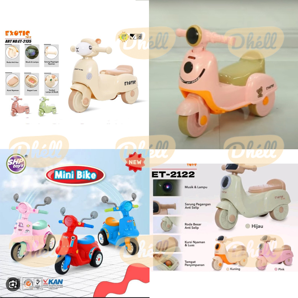 Jual Exotic Vespa Anak Bisa Dinaiki / Vespa Mainan Anak / Pespa Anak ...