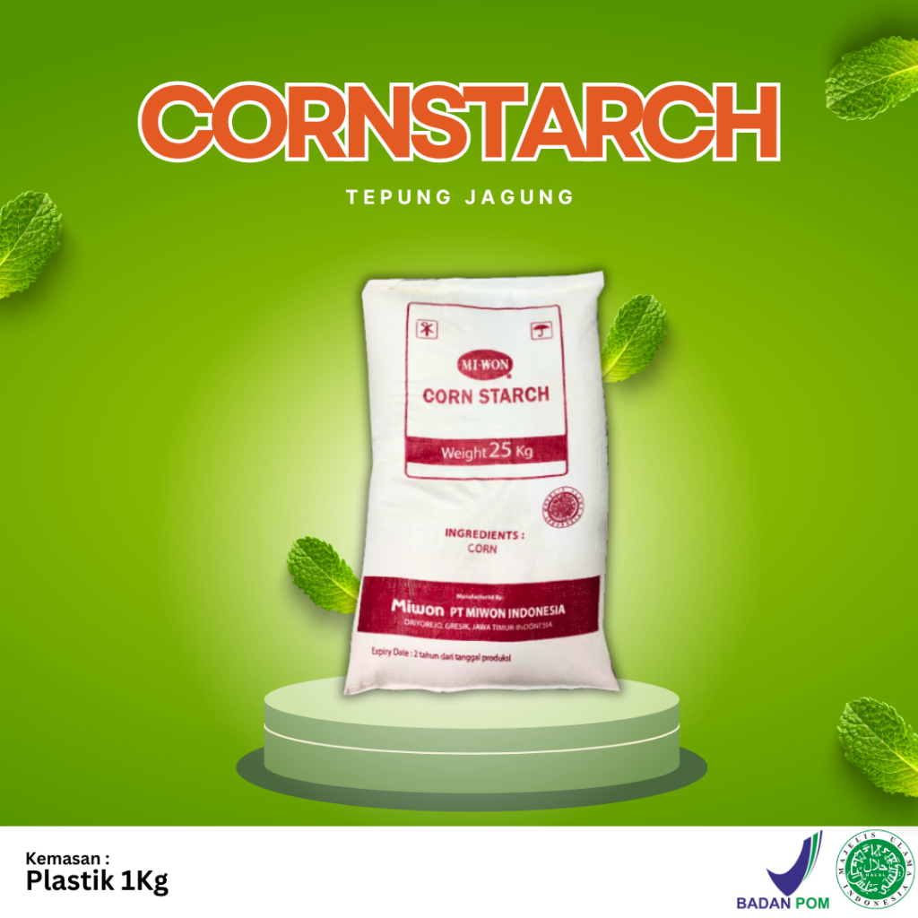 Jual Hilwa Cornstarch Tepung Jagung Maizena Miwon 25 Kg Premium ...