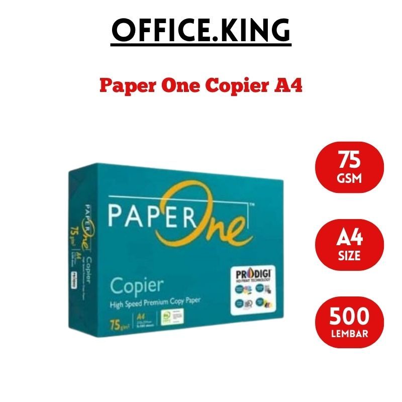 Jual Paper One paperone ukuran A4 75Gram Copier - Photocopy paper - HVS ...