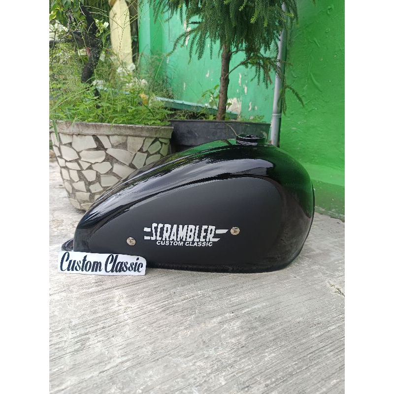 Jual Tangki Custom Japstyle Triumph Scrambler Bratstyle Bratcafe Bobber ...