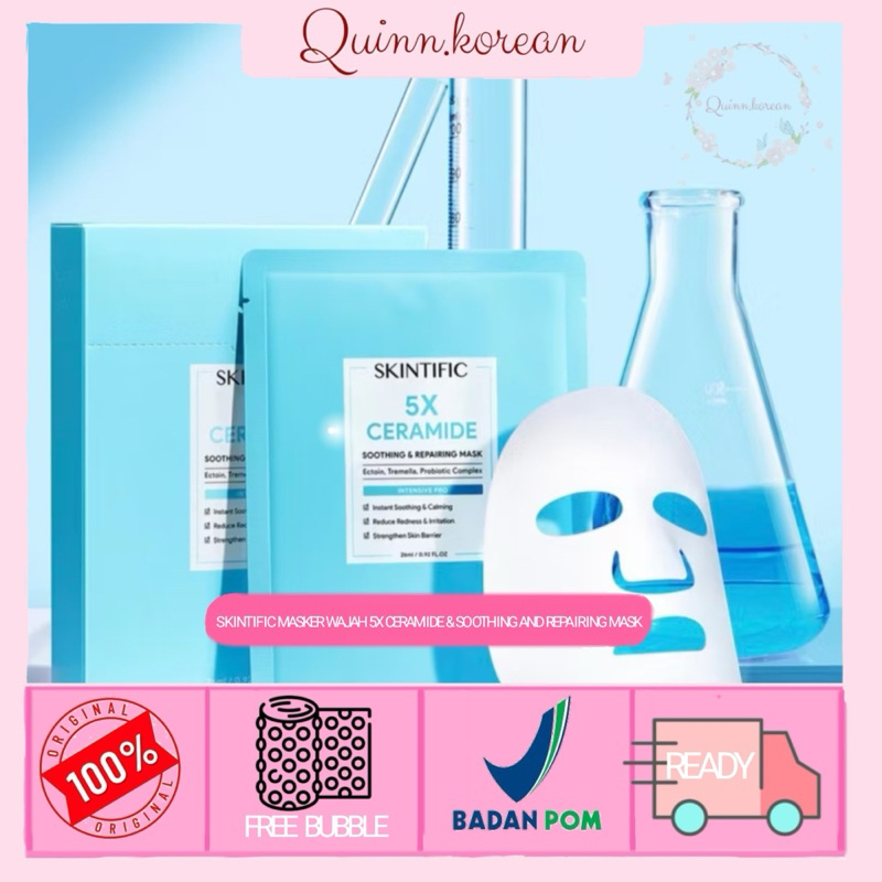 Jual Skintific Masker Wajah 5X Ceramide Soothing and Repairing Mask ...