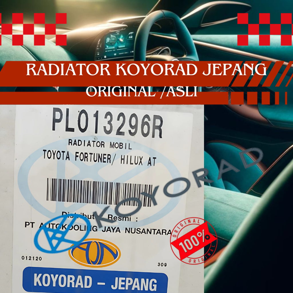 Jual Radiator Koyorad Original Toyota Innova Reborn/Fortuner VRZ/Hilux ...