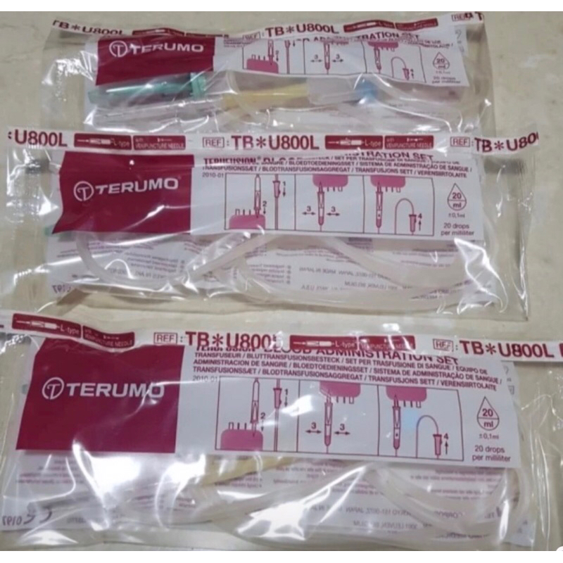 Jual TERUMO BLOOD TRANSFUSION SET / SELANG TRANSFUSI DARAH / TERUFUSION ...