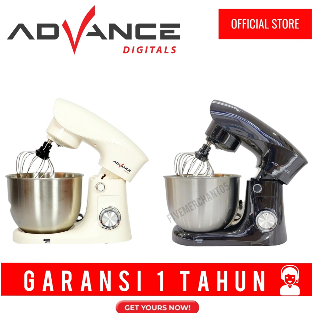 Jual Stand Mixer Jumbo Advance SMX 55A 5.5 Liter Big Adonan Mixer Duduk ...