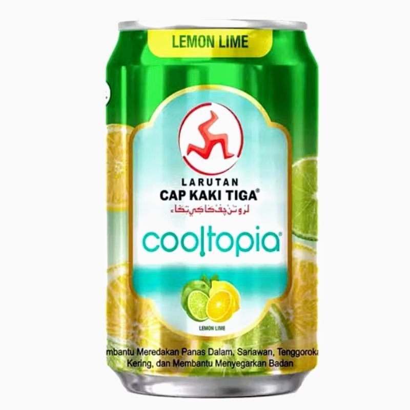 Jual LARUTAN CAP KAKITIGA COOLTOPIA LEMON LIME 320ML | Shopee Indonesia