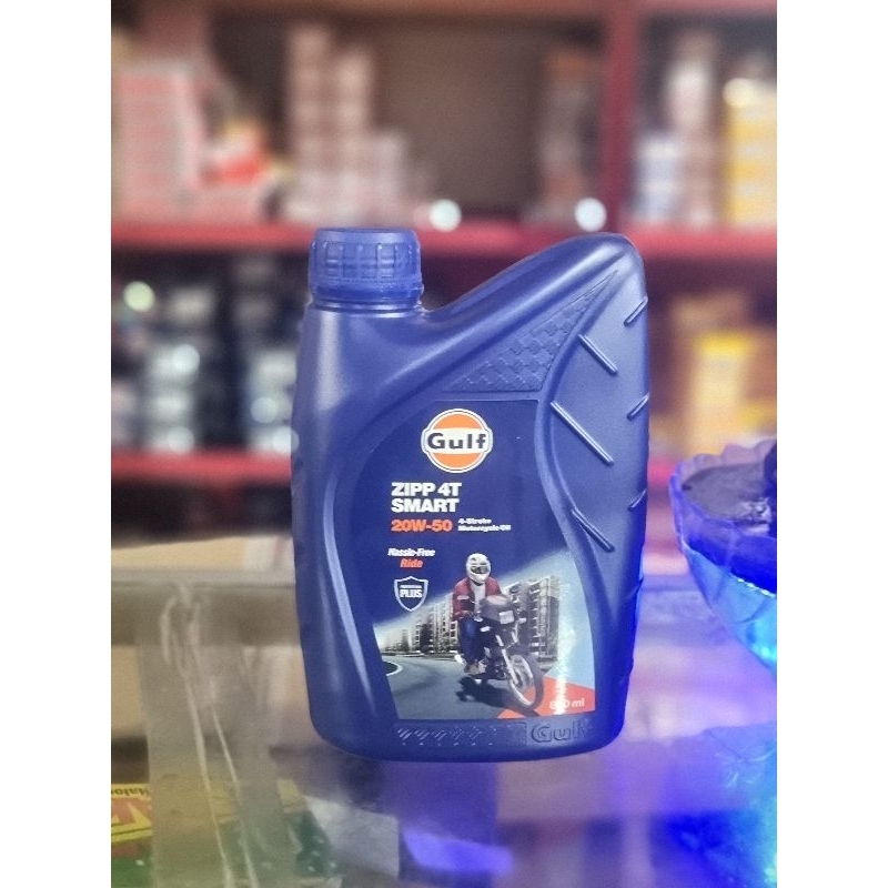 Jual OLI GULF ZIPP 4T SMART 20W/50 0.8L | Shopee Indonesia