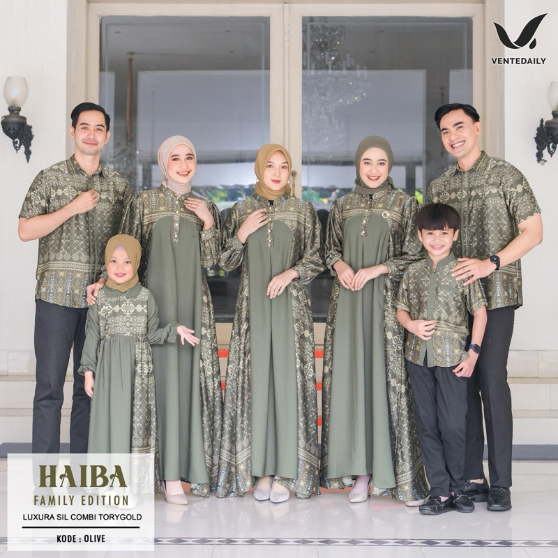 Jual Haiba Family Set by Vente Daily - sarimbit seragam keluarga lebaran raya series 2025 eid ...