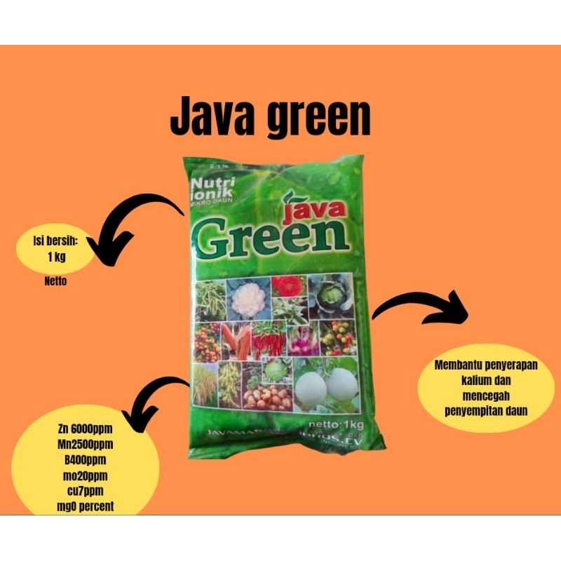 Jual JAVA GREEN PUPUK MIKRO IONIK MAJEMUK 1 KG | Shopee Indonesia