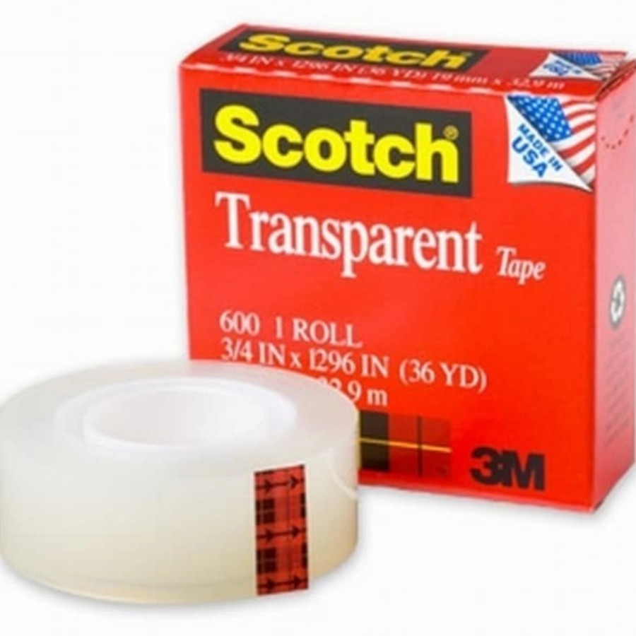 Jual (Khusus BATAM) 3M 600 OPP Scotch Transparent Tape 19mm x 32.9m | Shopee Indonesia