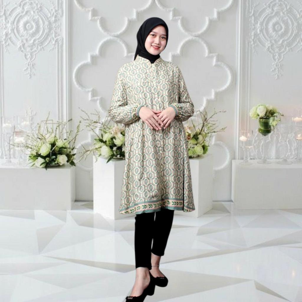 Jual Long Tunik Rayon Premium Busui Friendly | Shopee Indonesia