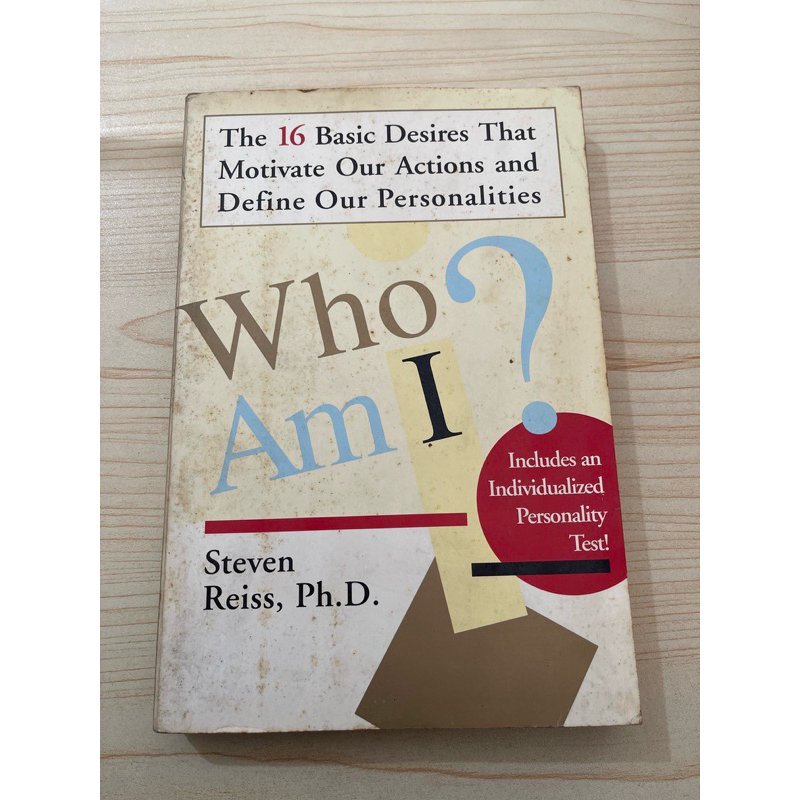 Jual BUKU WHO AM I THE 16 BASIC DESIRES THAT MOTIVATE OUR ACTIONS AND ...