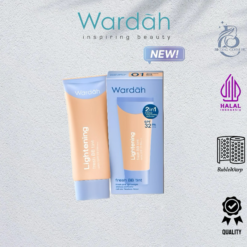 Jual Wardah Lightening Fresh BB Tint 15ml With Spf 32 Pa+++ | BB Cream ...