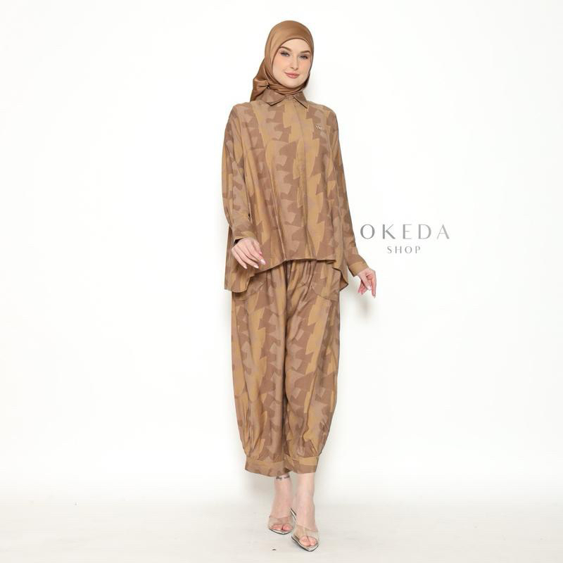 Jual Okedashop - LABECCA SETCEL - Setelan Celana Wanita Kombinasi Polos ...