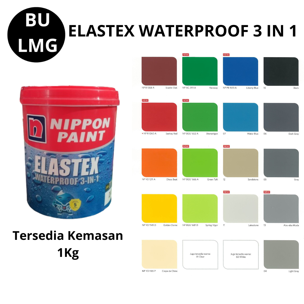 Jual Elastex Waterproof 3-in-1 || Elastex 1 Kg [Elastex Waterproof ...