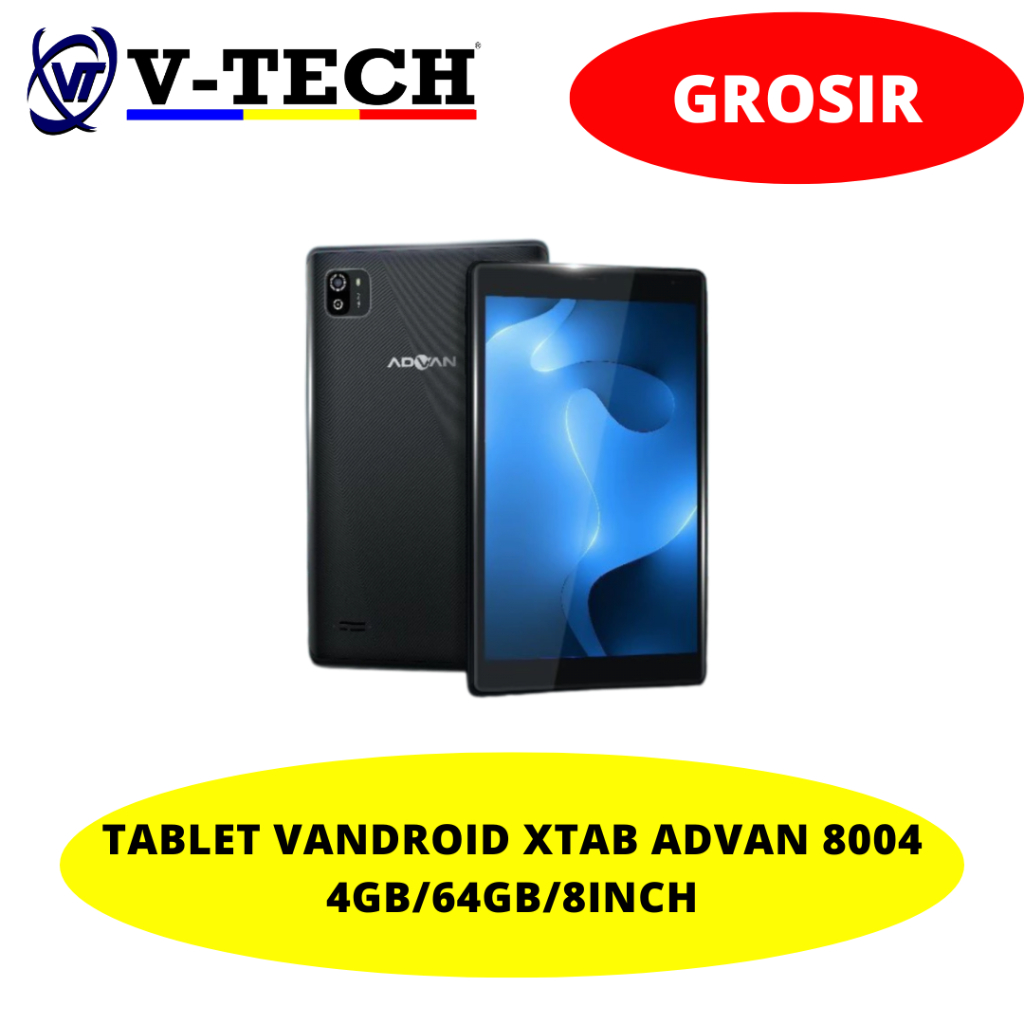 Jual TABLET VANDROID XTAB ADVAN 8004 4GB/64GB/8INCH | Shopee Indonesia