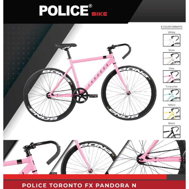 Jual SEPEDA FIXIE ELEMENT POLICE PANDORA 700C REM TORPEDO ROAD BIKE ...