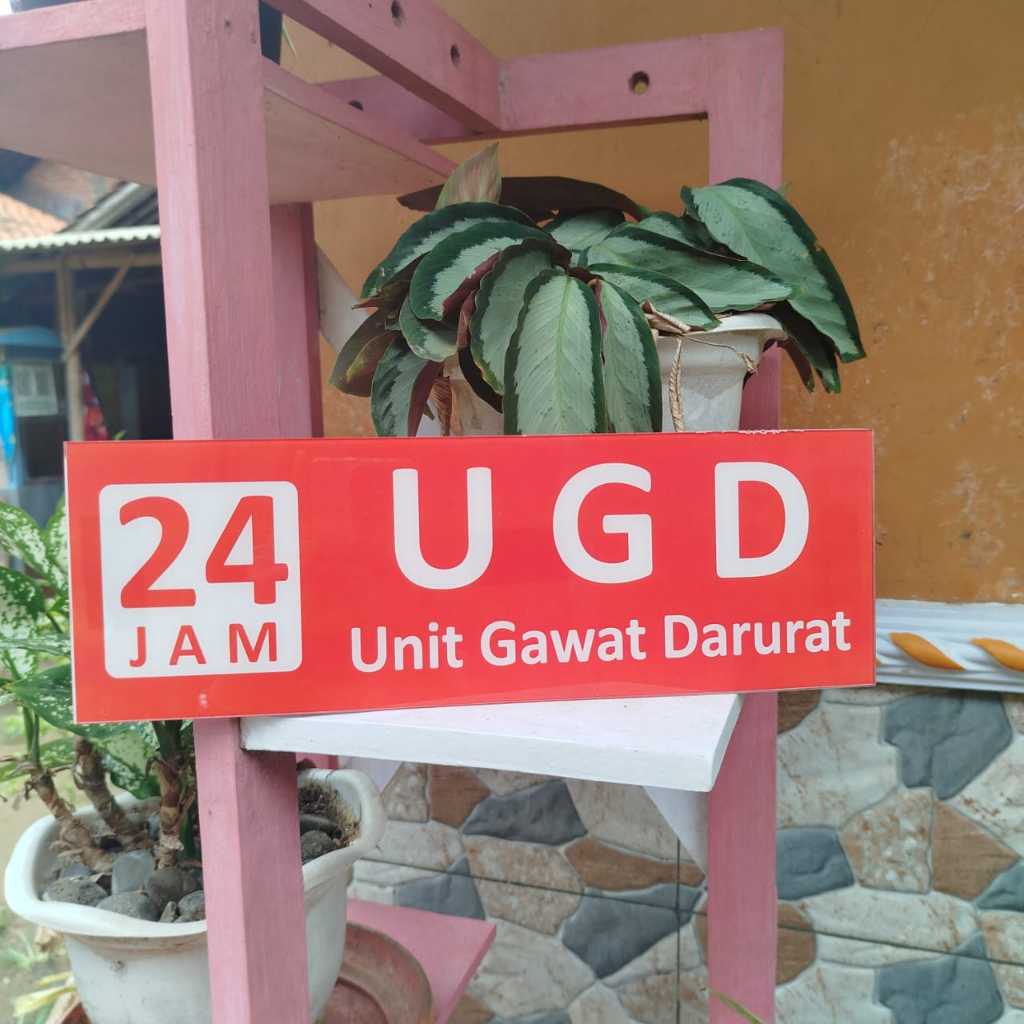 Jual PAPAN AKRILIK dan STIKER, PAPAN NAMA RUANG - UGD - UNIT GAWAT ...