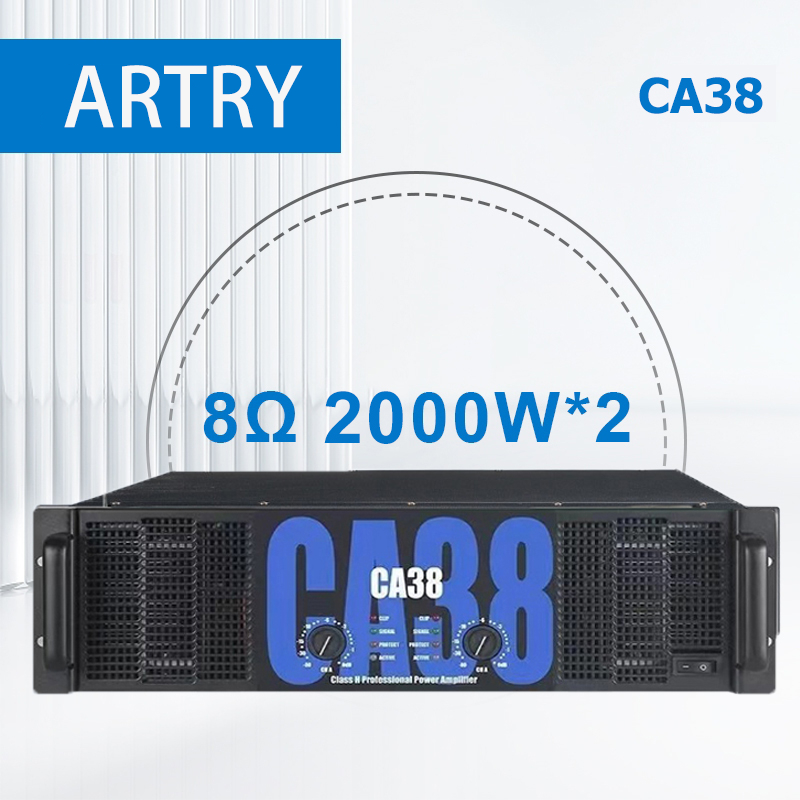 Jual ARTRY CA38 Professional amplifier, two channels, 2000W high-power 8 ohms, audio amplifier ...