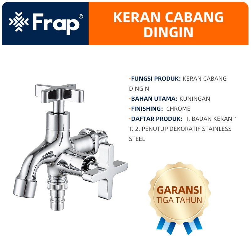 Jual Kran Frap IF6530 / Kran Air Cabang Tembok Dobel /Home LIving/Hotel/Vila/Rumah | Shopee ...