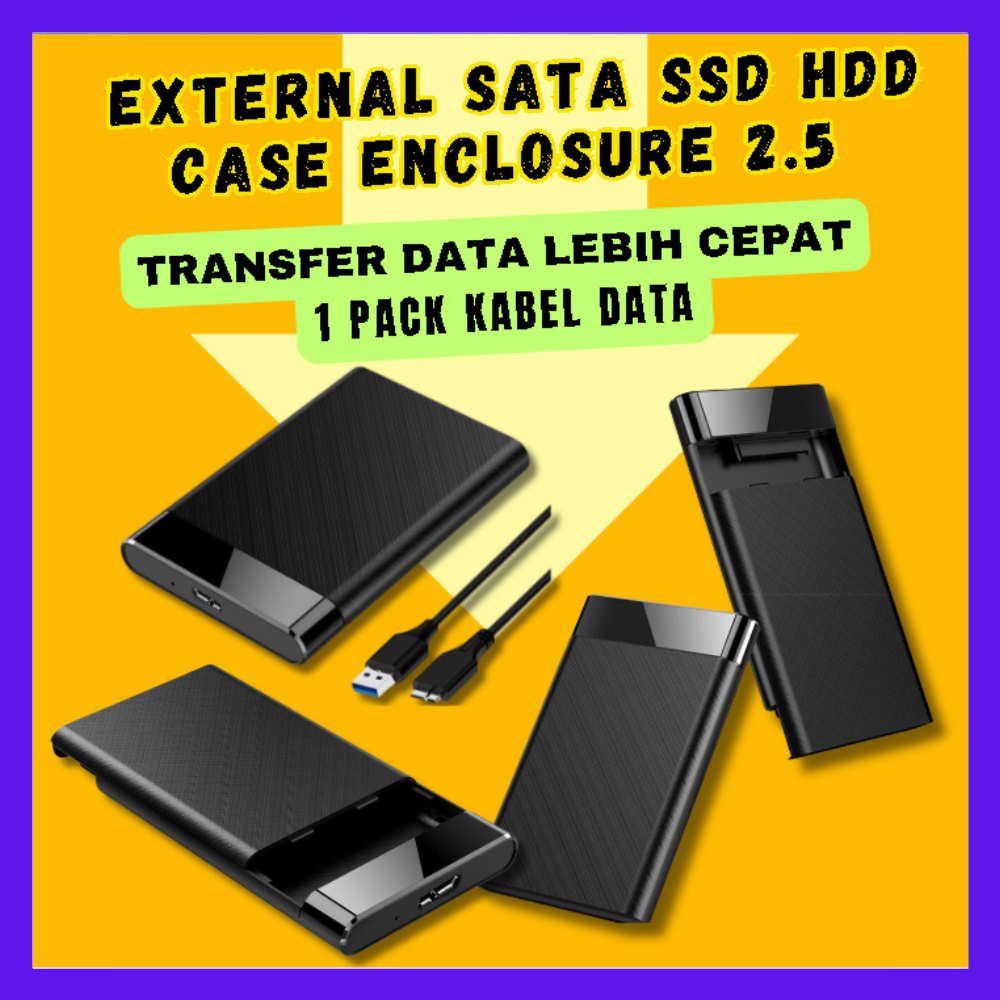 Jual Casing Hardisk External SATA SSD HDD Case Enclosure 2.5 Inch USB 3.0 High Speed | Shopee ...
