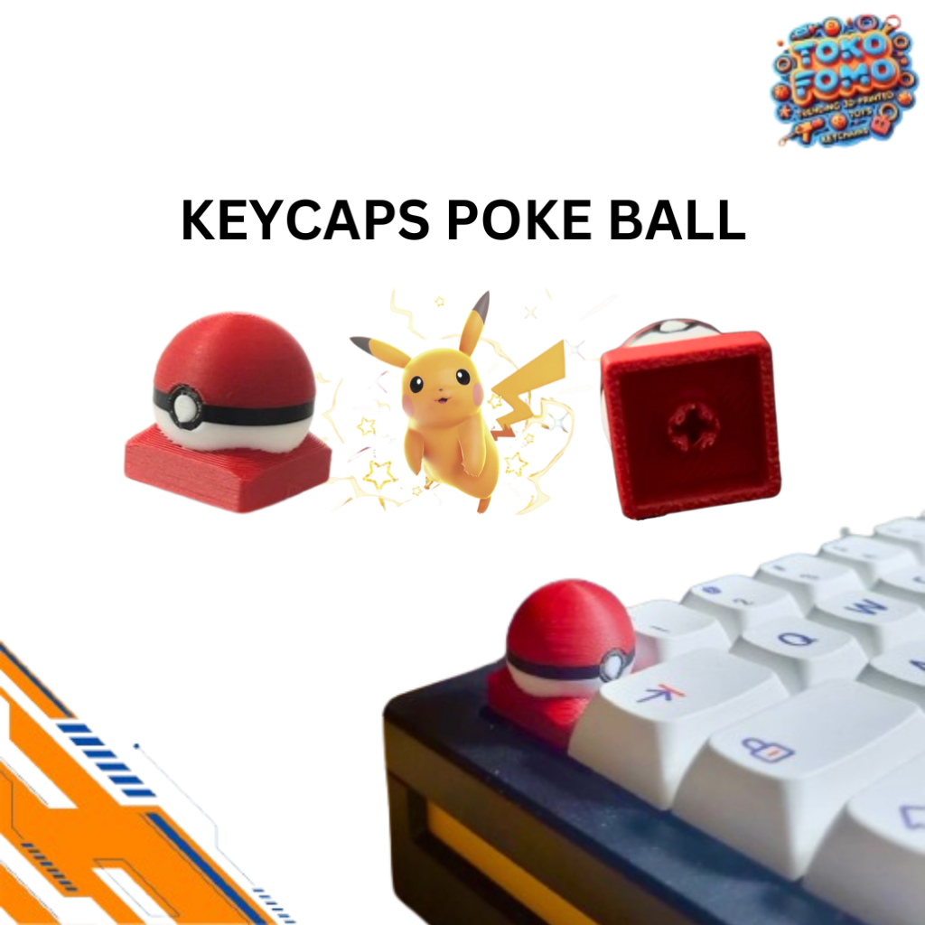 Jual TOKO FOMO Poké Ball Theme Keycaps Mechanical Keyboard | Shopee ...