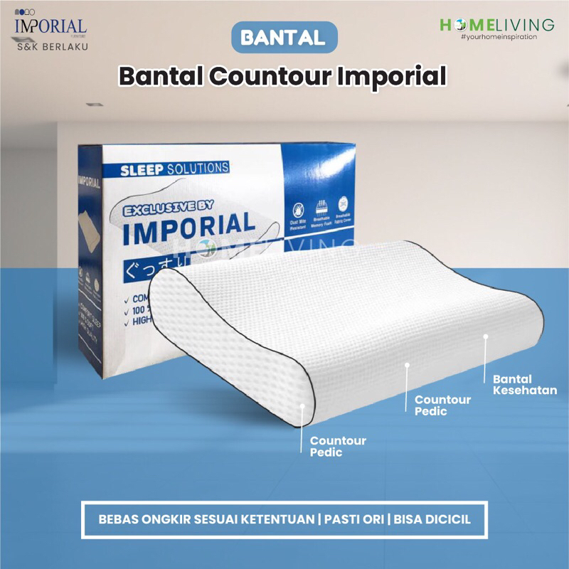Jual HOMELIVING FURNITURE - BANTAL MEMORY FOAM - KESEHATAN KEPALA ...